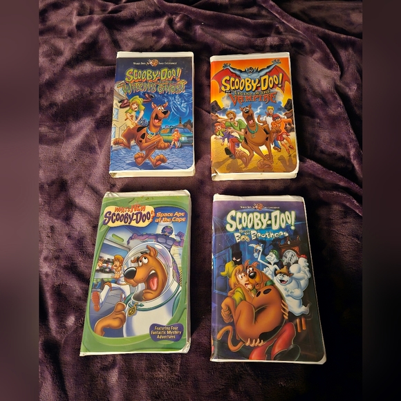 Warner Bros. | Media | Scoobydoo Cartoons 4 Vhs Bundle | Poshmark